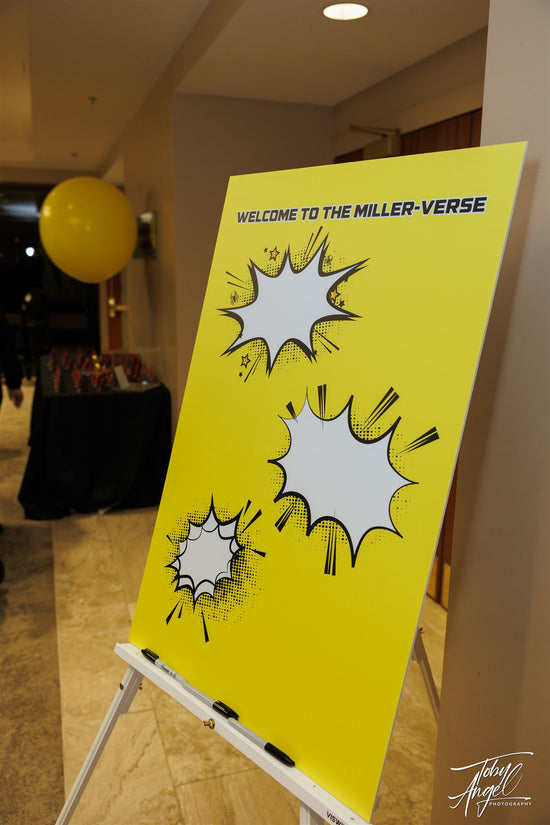 Custom Foam Core Sign-In Boards – MitzvahLogos.com