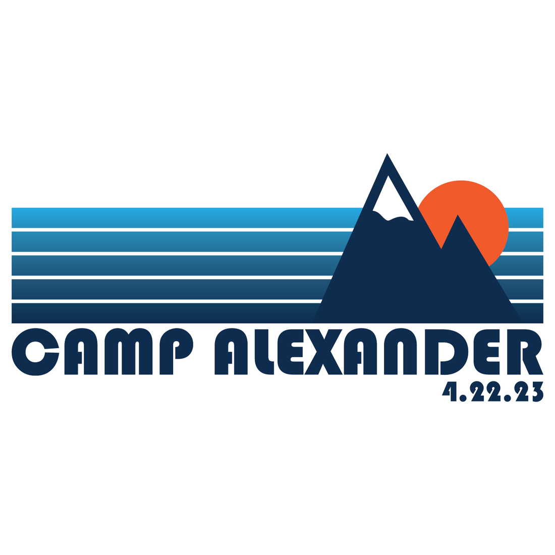 Summer Camp Bar Mitzvah Logo Design – MitzvahLogos.com