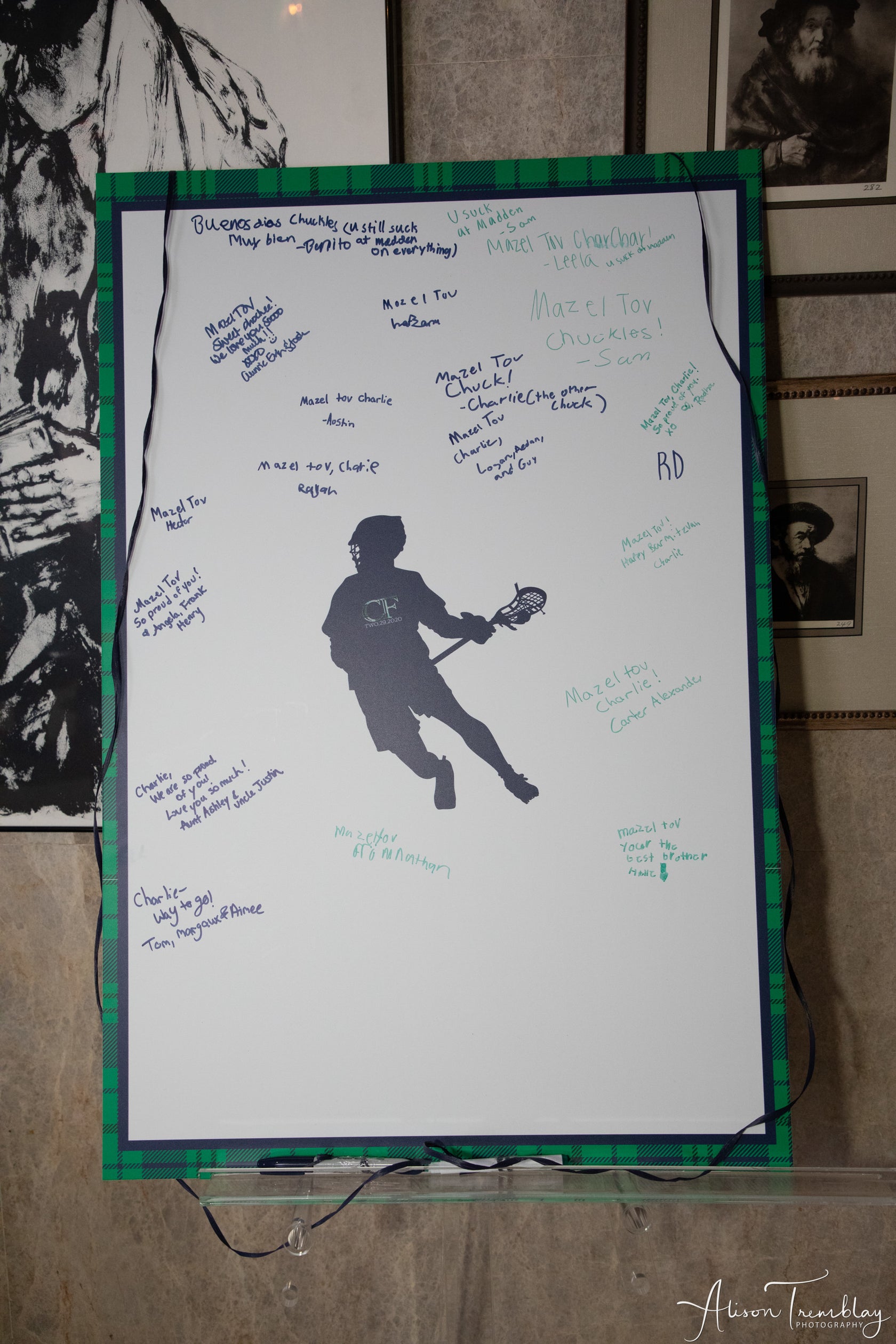 Custom Foam Core Sign-In Boards – MitzvahLogos.com